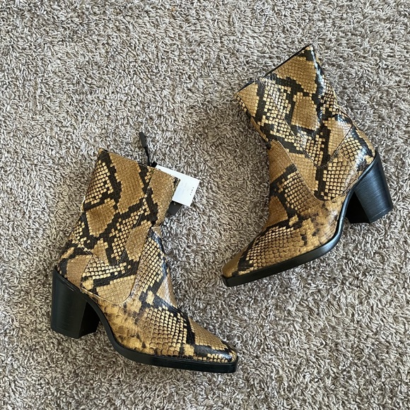 Zara | Shoes | Zara Python Boots | Poshmark